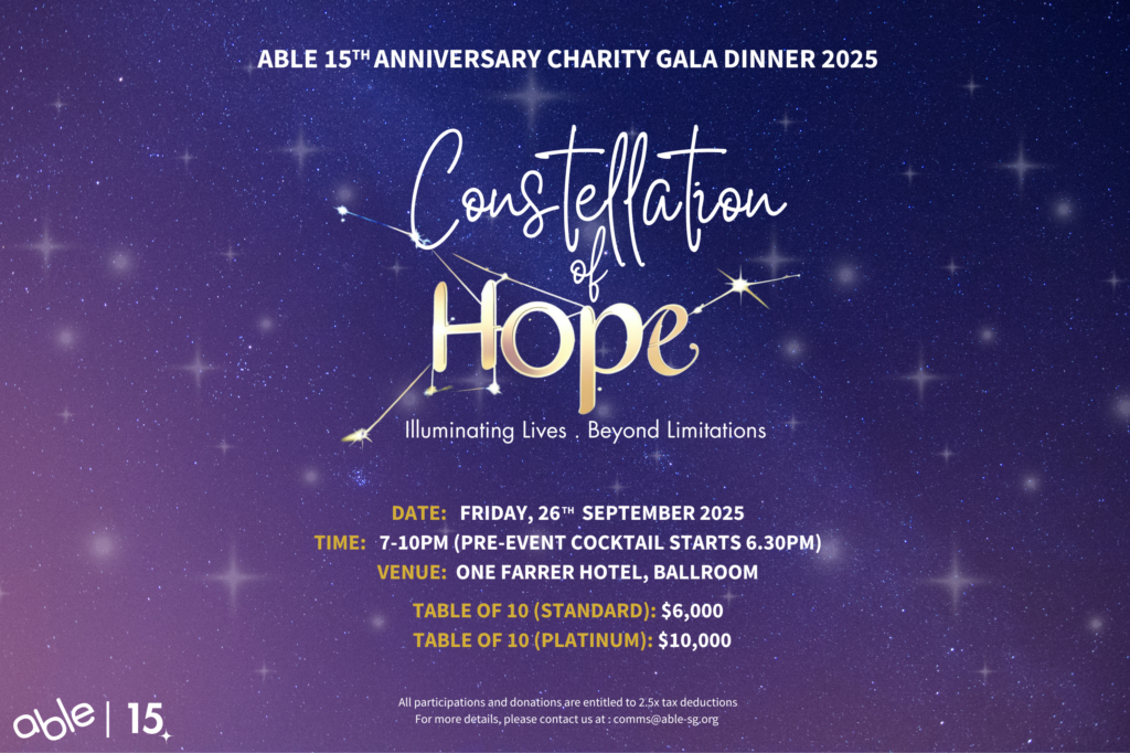 ABLE 15th Anniversary Charity Gala Dinner | Abilities Beyond ...